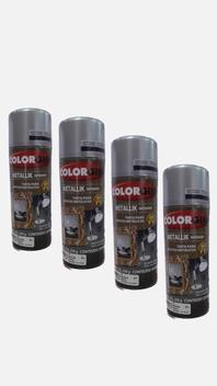 Spray colorgin metallik prata caixa com 04 - 000026 - Tinta Spray para ...