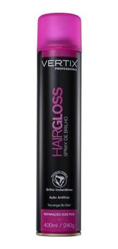 Spray de brilho gloss 400ml vertix anti frizz - Finalizador Capilar ...