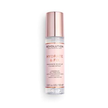 Spray Fixador de Maquiagem Revolution Beauty Hydrate & Fix - Com Ácido ...