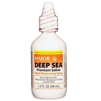 Spray nasal Deep Sea 1,5 oz da Major Pharmaceuticals (pacote com 2 ...