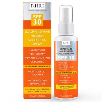 Spray protetor solar para cabelo Rida Hair SPF 30 120mL Proteção UV ...