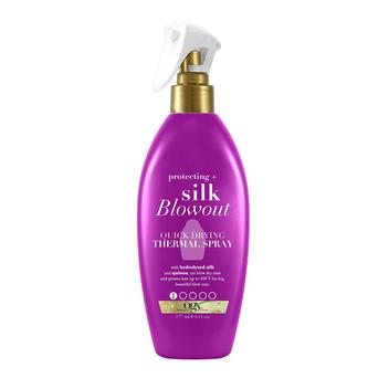 Spray Térmico OGX Protecting + Silk Blowout 180ml - Protetor Térmico ...