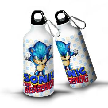 Squeeze Garrafa Aluminio Sonic Volta as Aulas Agua escola - OntheLight ...