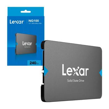 SSD 480GB Lexar NQ100 - SATA - Leitura 550MB/s - LNQ100X480G-RNNNU - HD ...