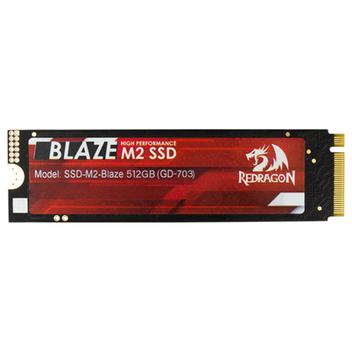 Ssd 512gb redragon m.2 2280 nvme pcie 4.0 ssd-m2-blaze gd-703 - HD SSD ...