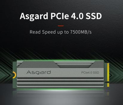 Ssd Asgard An4 Series 2tb M.2 2280 Pci-e 4.0 Nvme - 7500mbps - Heatsink (Com Dissipador de Calor ...