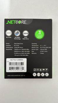 Ssd M.2 Nvme 256gb Pcie 3d Nand Technology ( Netnv128me4 ) - NETCORE - HD SSD - Magazine Luiza