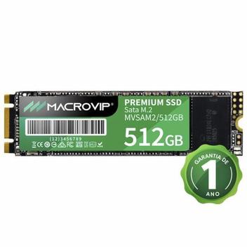 SSD Macrovip 512GB M.2 SATA 3 - MVSAM2/512GB - HD SSD - Magazine Luiza