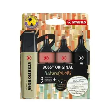 Stabilo Boss Nature Colors - Caneta Marca Texto - Magazine Luiza