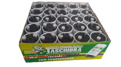 Starter Fs-2 C/Capacitor 15-22W 110-220V Taschibra Cx 25 Pcs ...