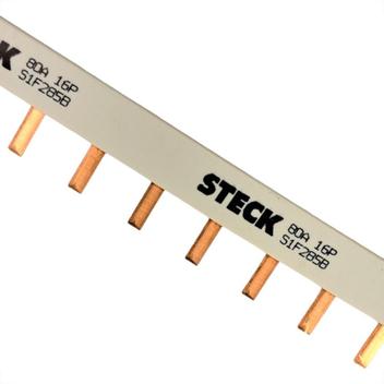 Steck Barram. Mono 1X16 Din 80A - Barramento Elétrico - Magazine Luiza