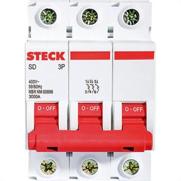 Steck Disjuntor Din.3P 25A C 3Ka - Disjuntor Din - Magazine Luiza
