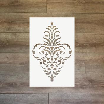 Stencil Arabesco - Molde Vazado Decoração Pintura R-6010 - Stencil Flex ...