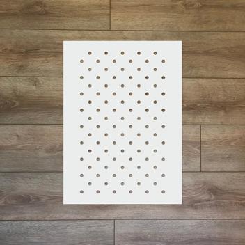 Stencil Bolinhas - Molde Vazado Decoração Pintura R-4017 - Stencil Flex ...