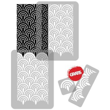 Stencil De Arcos + Extra - Molde Vazado Decoração R-2036 - Stencil Flex ...