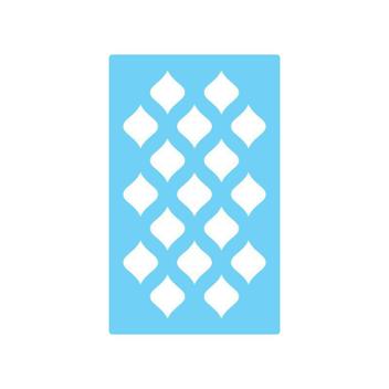 Stencil De Parede Tama Ko Textura - 55 X 90Cm - Ref 256 - Stencil ...