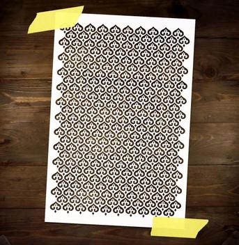 Stencil Espadinhas - Molde Vazado Decoração Pintura R-6071 - Stencil ...
