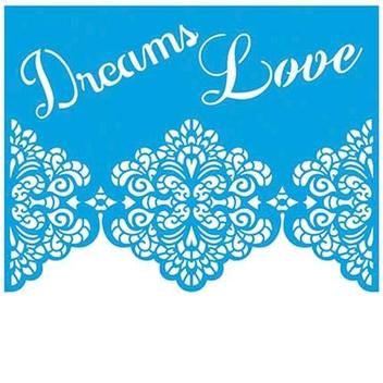 Stencil Litoarte Mara Fernandes 20 x 20 cm - STXX-017 Bicos De Renda ...