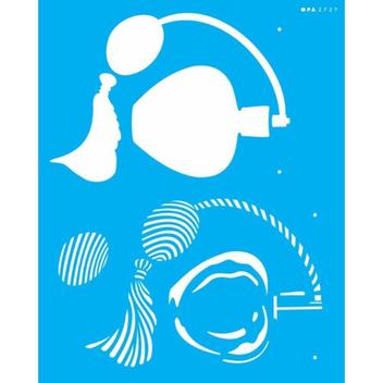 Stencil Para Pintura 20X25Cm Perfume Opa2727 - Opa Criando Arte ...