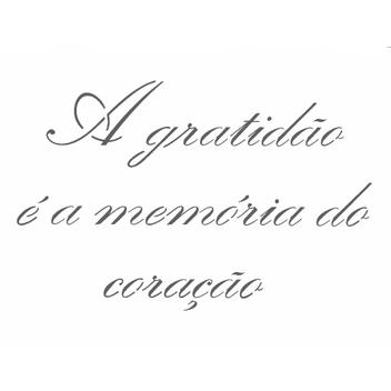 Stencil Sp. 15X20 2498 Frases Gratidao - OPA - Estêncil para Pintura ...