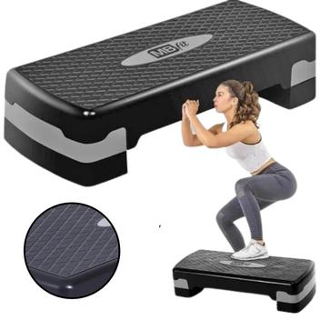 Step Academia Antiderrapante Exercícios Fit Ajustável Treino - Mbfit ...