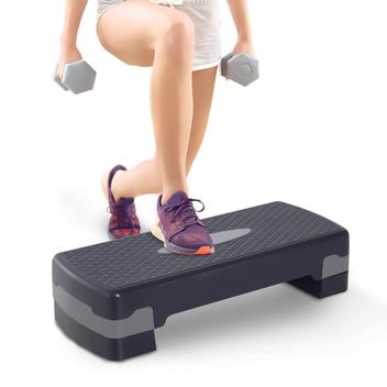 Stepper Academia Profissional Regulável Fitness E Ajustável - Pluggei ...