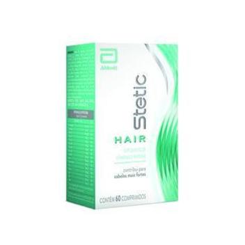 Stetic Hair 60Cp Suplemento Vitaminico Abbott Vencimento 27/10/2024 ...