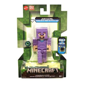 Steve Armadura Mini Boneco Minecraft - Mattel GTP08-HLB14 - Boneco ...