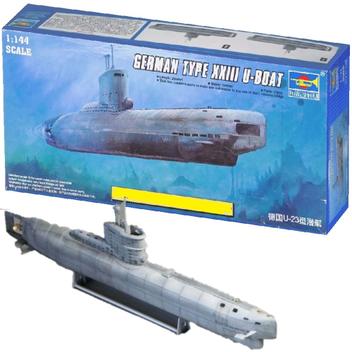 Submarino German Type XXIII U Boat 1/144 Trumpeter 05908 - Brinquedos ...
