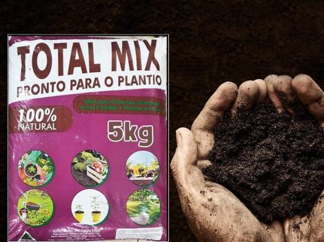 Substrato Orgânico Total Mix 5kg Ideal para Hortas, Gramados e Plantas em Geral - Total agro ...