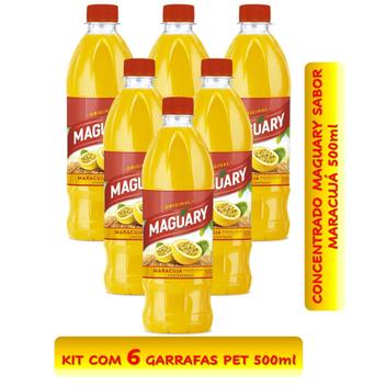 Suco Concentrado Maguary Maracujá 500ml - kit c/ 6 unds - Suco ...