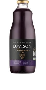Suco de Uva Tinto Integral Luvision - Garrafa Vidro com 1L - LUVISON ...