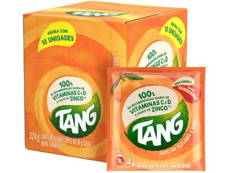 Suco em Pó Tang Refresco Tangerina 18g - 18 Unidades - Suco - Magazine ...