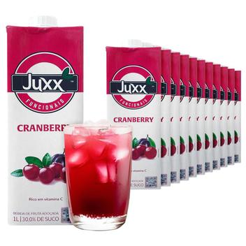 Suco Funcional De Cranberry Juxx Caixa 1 Litro - 12 Unidades - Suco ...