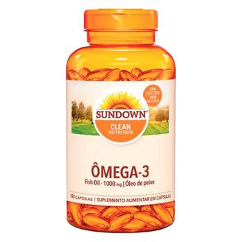 Sundown Ômega 3 1000mg 180 Cápsulas - Nestlé - Ômega 3 / Óleo de Peixe ...