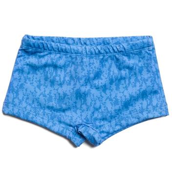 Sunga Azul Camuflada Infantil Juvenil Com Proteção Solar 50 - Praia Mix ...