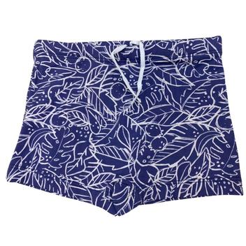 Sunga Infantil Natação Azul Marinho Proteção UV Florido Kids - Praia ...