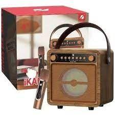 SUPER CAIXA DE SOM KTS 1687 BLUETOOTH SPEAKER KARAOKE BOX microfone sem ...