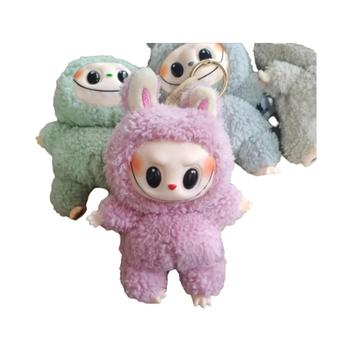 Super Fofo Pop Mart Labubu Macaron Vinil Face Série Caixa Cega ...