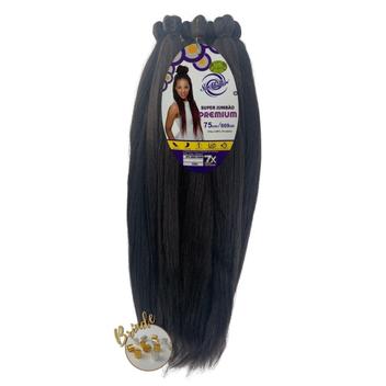 Super Jumbão Premium Ser Mulher 609 Gramas 75cm Para Tranças Box Braids ...