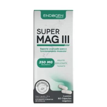 Super Mag Magnésio 3 350mg 60 Cápsulas Endogen - Vitamin Life ...