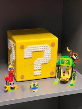 Super Mario 64 Question Mark Box Puzzle Building Block Toy Nintendo ...