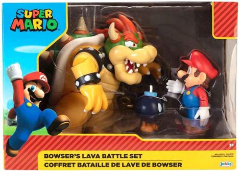 Super Mario Bros. Mario Vs Bowser Batalha De Lava Do Bowser - Sunny ...