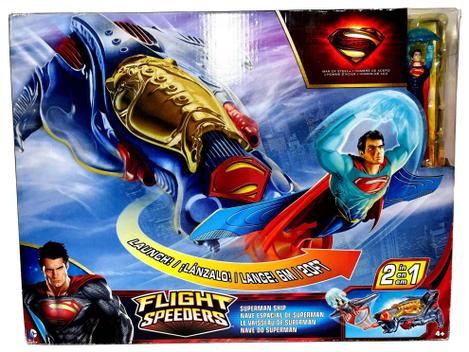Super Nave Lançadora Superman Super Homem 2 em 1 - Mattel Brinquedos ...