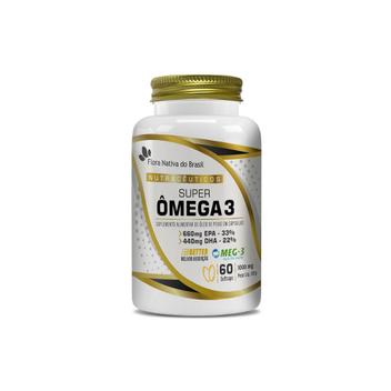 Super Omega 3 Meg-3 60 cápsulas Flora Nativa do Brasil - Ômega 3 / Óleo ...