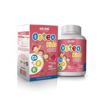 Suplemento Alimentar 90 Cápsulas Osteo Kids Sabor Morango - EKOBE ...