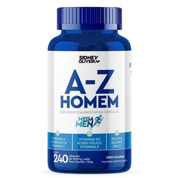 Suplemento Alimentar A-Z Senior Homem 240 Cápsulas - Sidney Oliveira ...