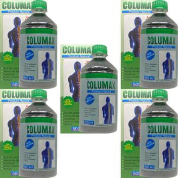 Suplemento Alimentar Columax Natural Frasco 500ml Kit 5 Unidades ...