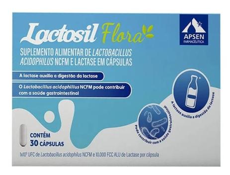 Suplemento Alimentar Lactosil Flora 30 Cápsulas Apsen - Fitoterápicos ...