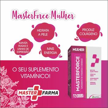 Suplemento Alimentar MasterForce MULHER C/60 Caps - Biofhitus - Multivitamínico / Polivitamínico ...